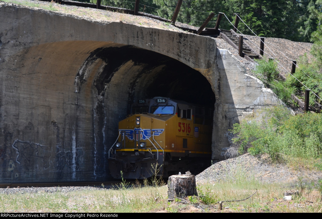 UP 5316 at Willian Loop